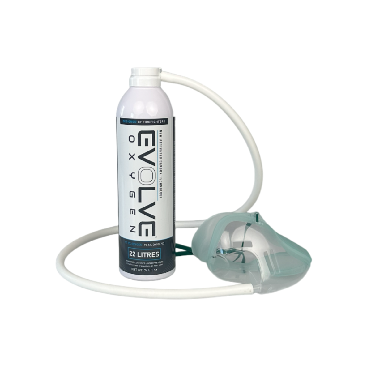Evolve Oxygen 22L + zuurstofmasker | Allprepare