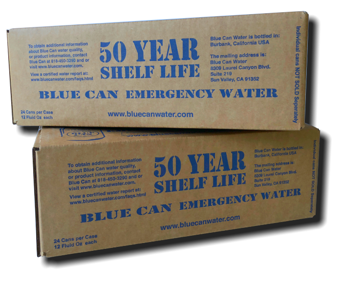Blue Can Emergency Water 4 dagen | Allprepare | Allprepare